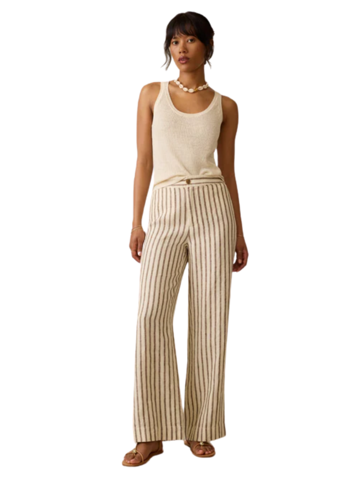 Miramar Linen Rib Tank
